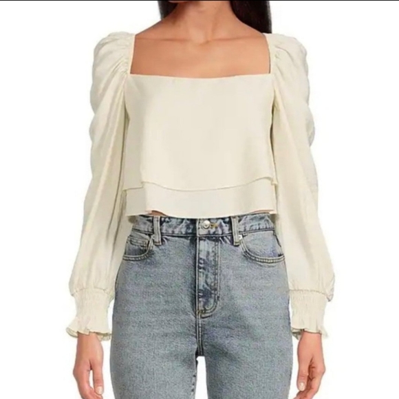 Gianni Bini | Tops | Gianni Bini Mila Drapey Viscose Square Neck Long ...